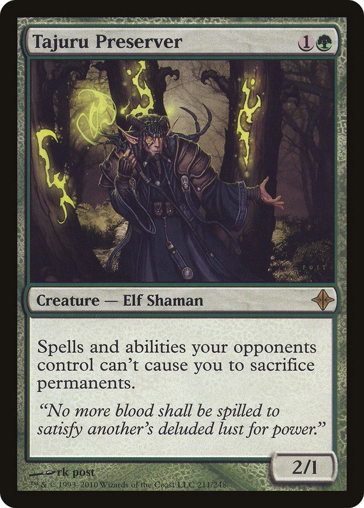 Tajuru Preserver (ROE #211) – EDH Magic