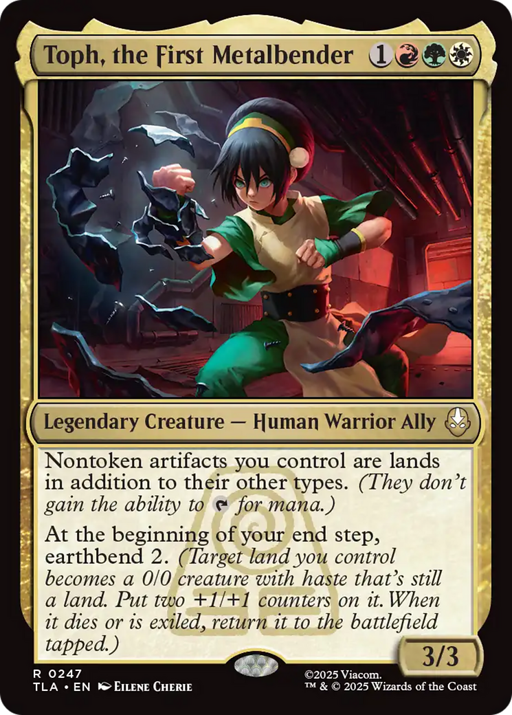 Toph, the First Metalbender (TLA #247) – EDH Magic